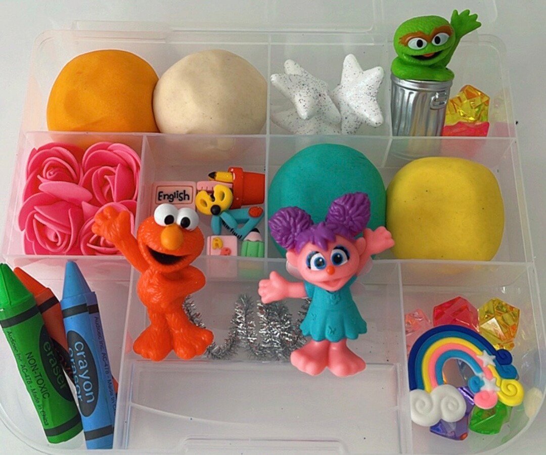 Sesame Street Play Dough Kit - Etsy UK