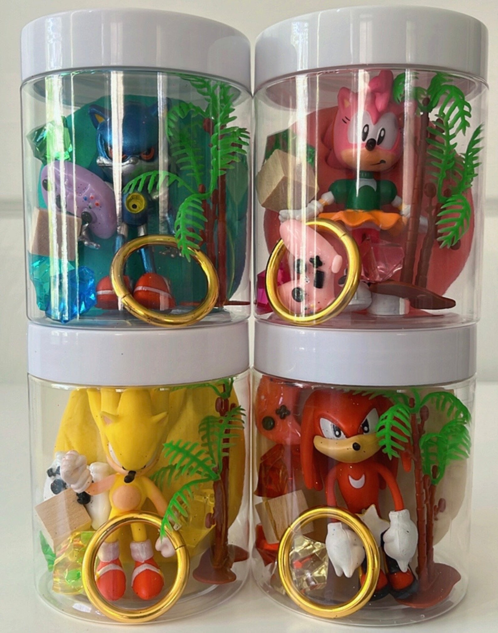 Sonic Party Favor Play Dough Jars - Etsy