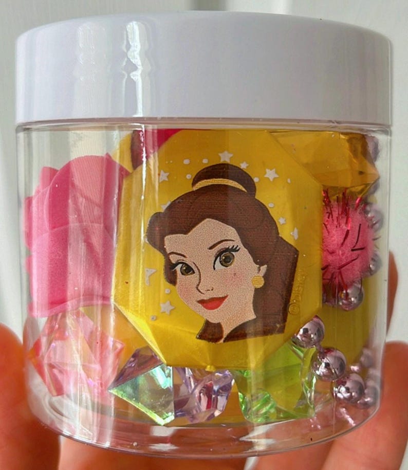 Princess Play Dough Jars - Etsy