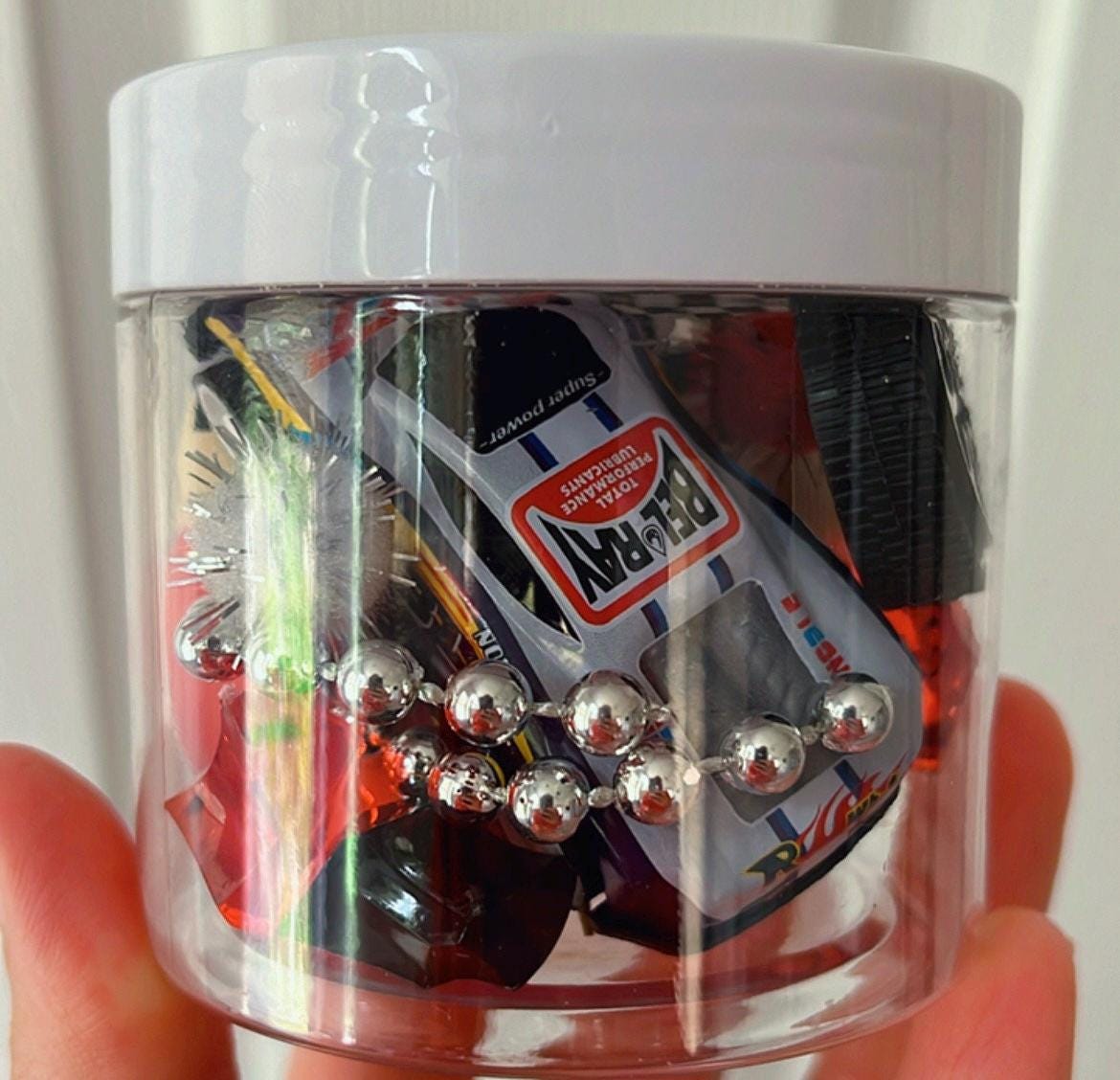 Race Car Party Favor Play Dough Jars - Etsy