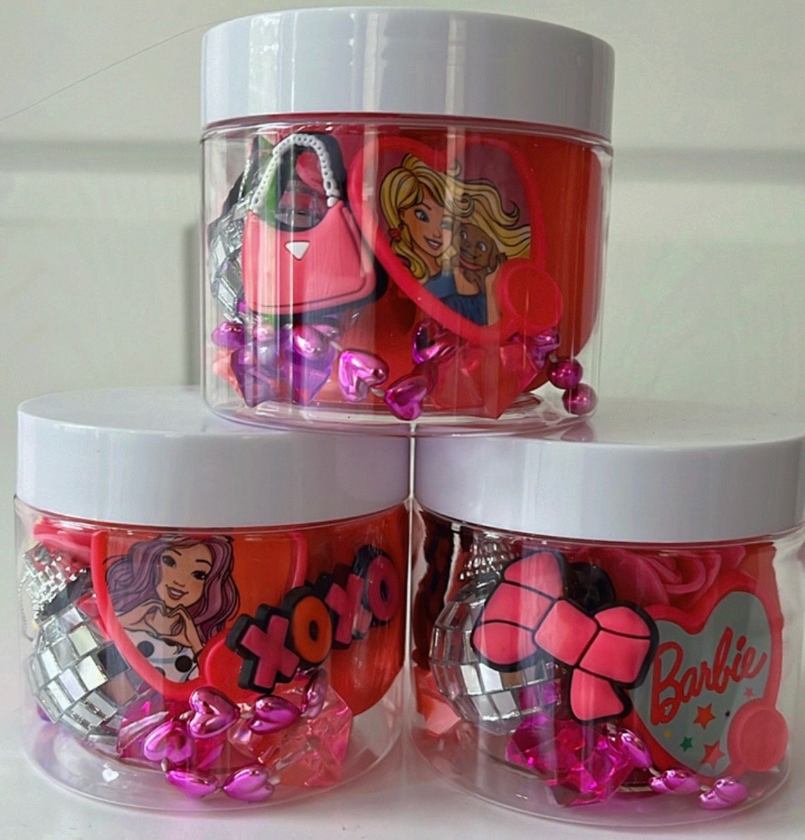 Barbie Party Favor Play Dough Jars - Etsy