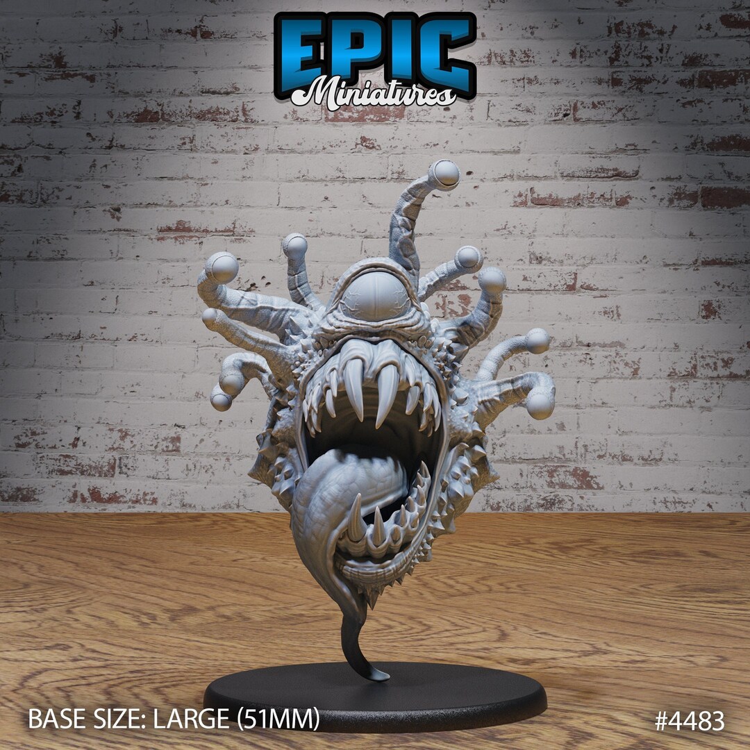 Undead Beholder - Zombie Eye Tyrant Aberration Miniature for D&d ...