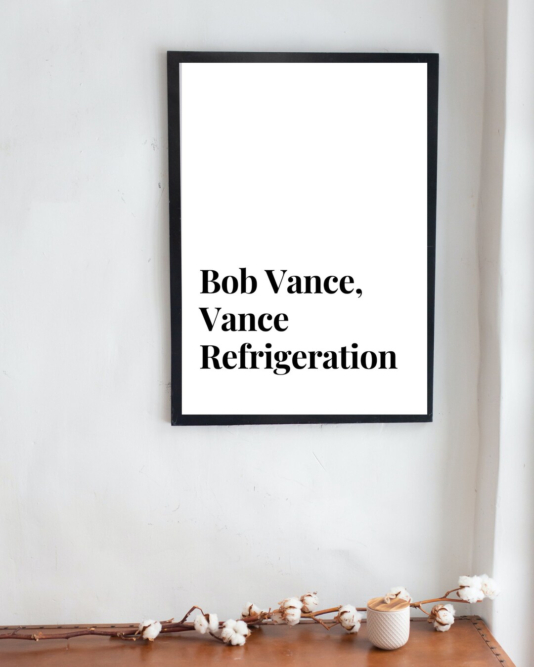 Bob Vance Vance Refrigeration Printable Wall Art the Office - Etsy