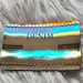 Custom Jacron Labels, Holographic Metallic Faux Leather Labels for ...