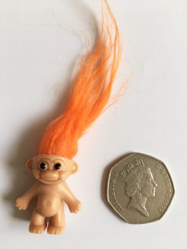 80s Party Table Decorations Ten Mini Trolls 2cm Tall Super - Etsy