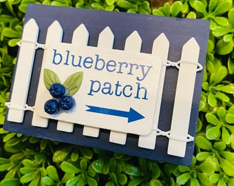 Blueberry Sign - Etsy