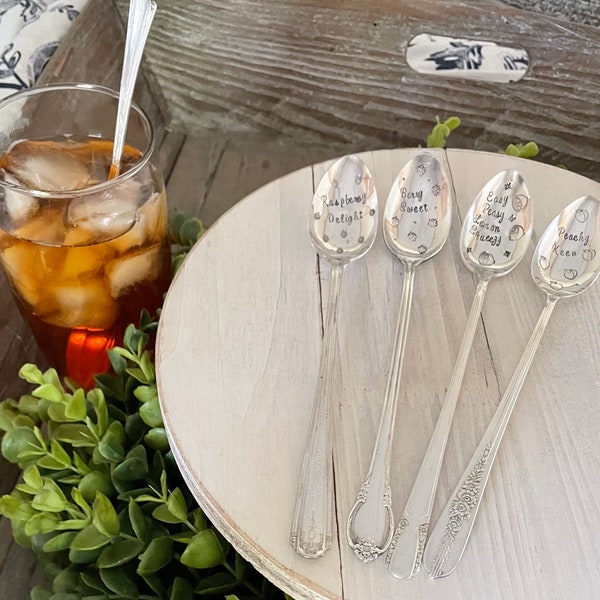 Hand Stamped Spoon - Etsy