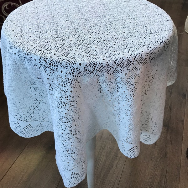 Crochet Tablecloth - Etsy