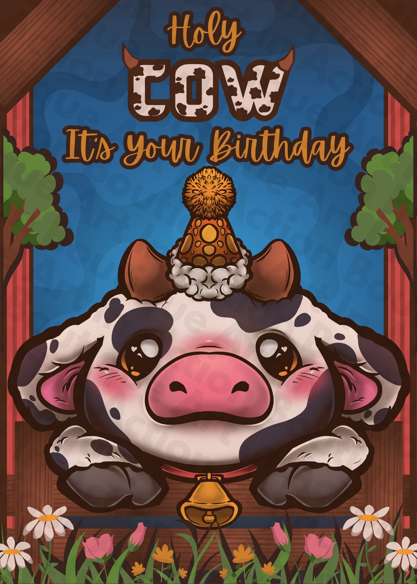 Cute Cottagecore Funny Cow Farm Animal Meme Princess - Etsy