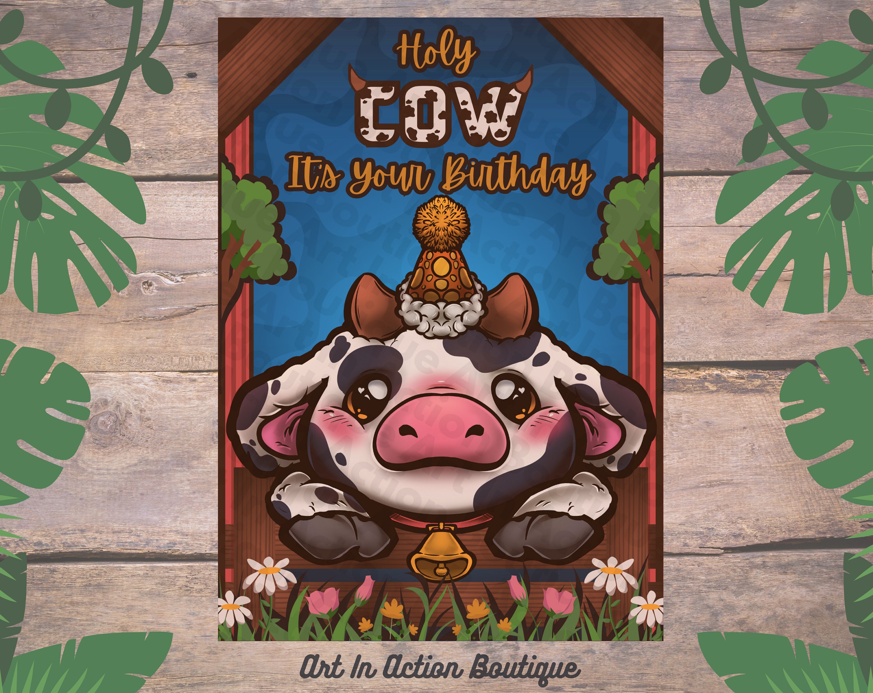 Cute Cottagecore Funny Cow Farm Animal Meme Princess - Etsy