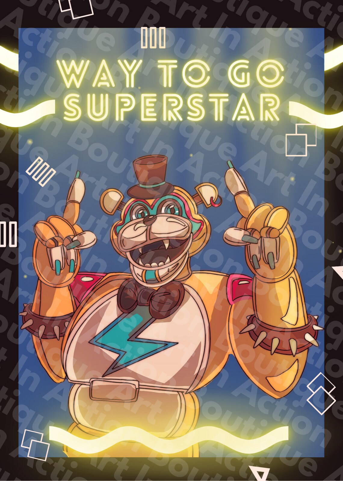 Horror Video Game Animatronic Gamer Card Graduation Card - Etsy