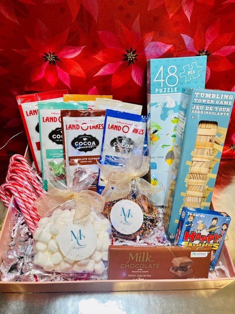 Family Hot Cocoa & Game Kit the Perfect Rainy Day Kit for | Etsy