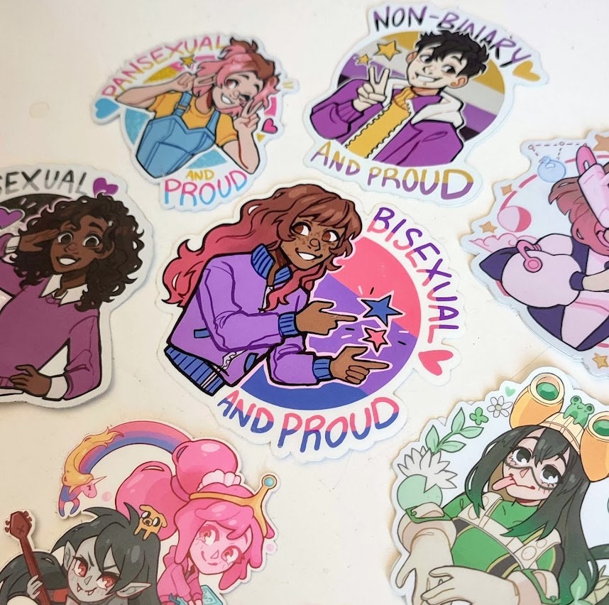 Non-binary and Proud Vinyl Sticker - Etsy