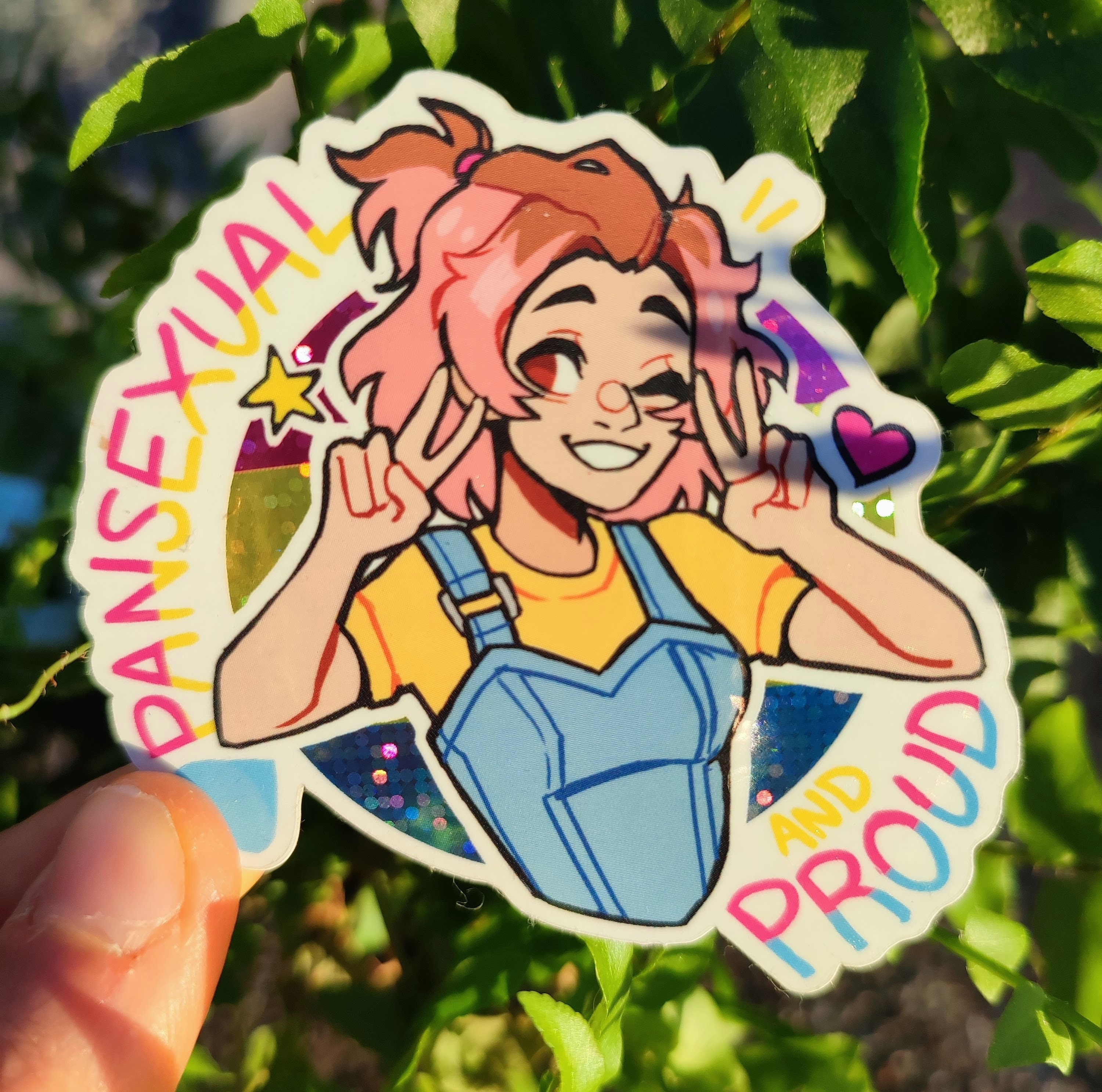 Pansexual and Proud Vinyl Sticker - Etsy