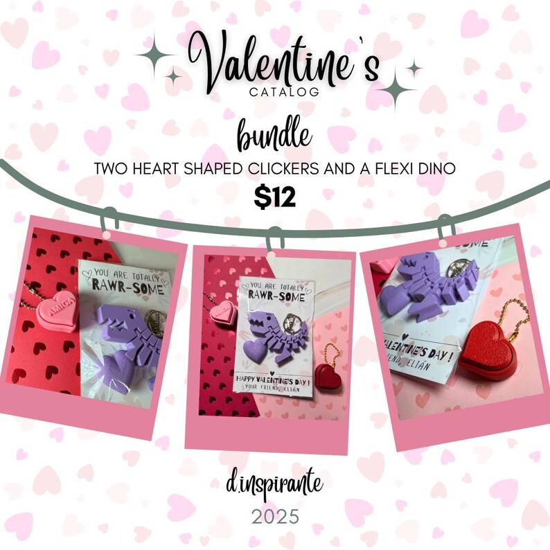 Heart Clicker Fidget | Heart Fidget| Fidget Toy | Valentine's Fidget ...