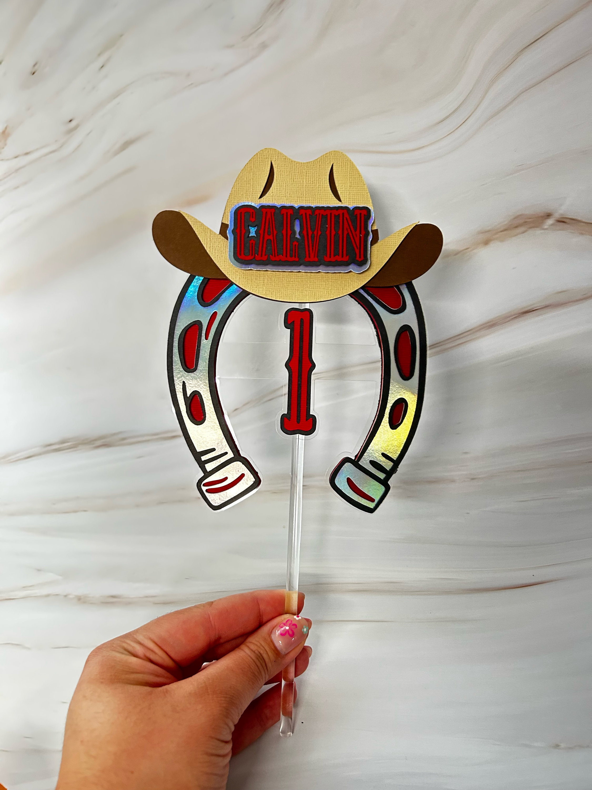 Western Cake Topper | Cowboy Cake Topper | Western Birthday Party ...