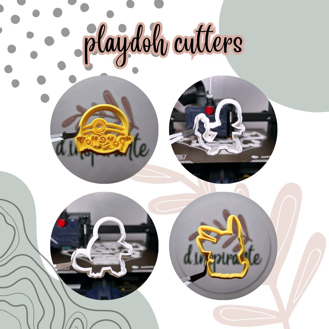 Pkemon Play-doh Cutters | Catch Em' All! Play-doh Molds | Catch Em' All ...