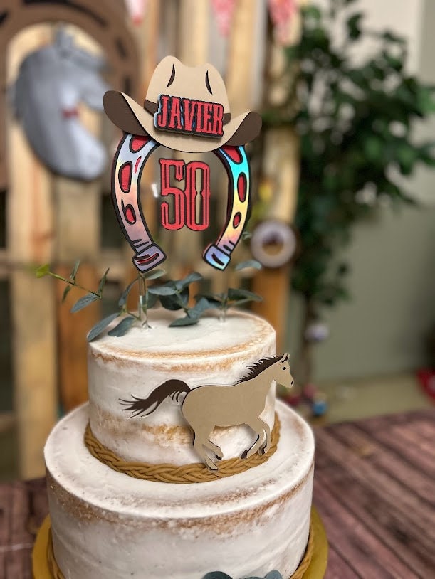 Western Cake Topper | Cowboy Cake Topper | Western Birthday Party ...