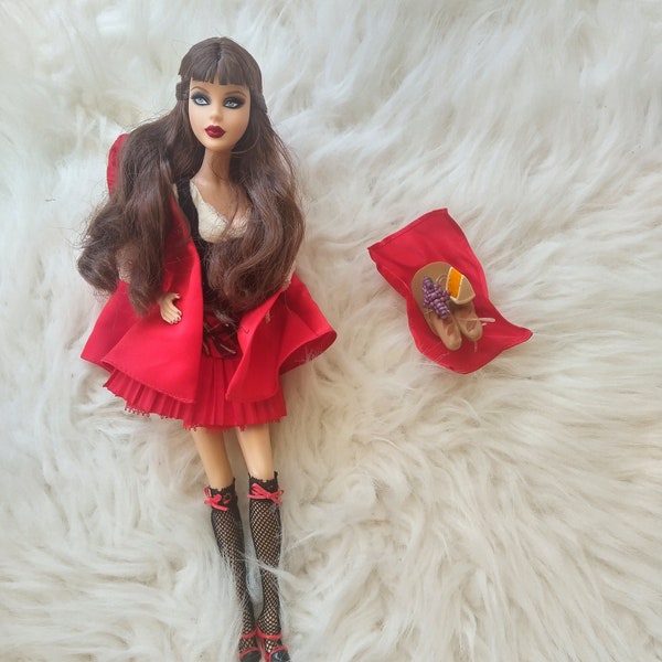 Little Red Riding Hood Barbie - Etsy