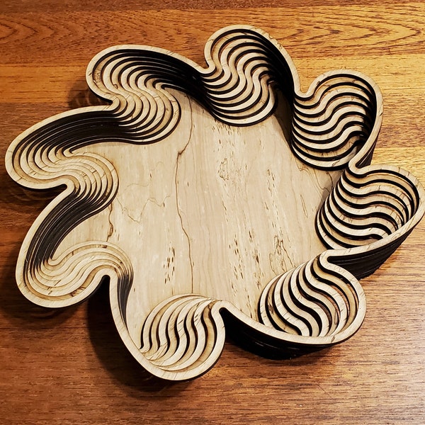 Laser Cut Spiral Bowl - Etsy