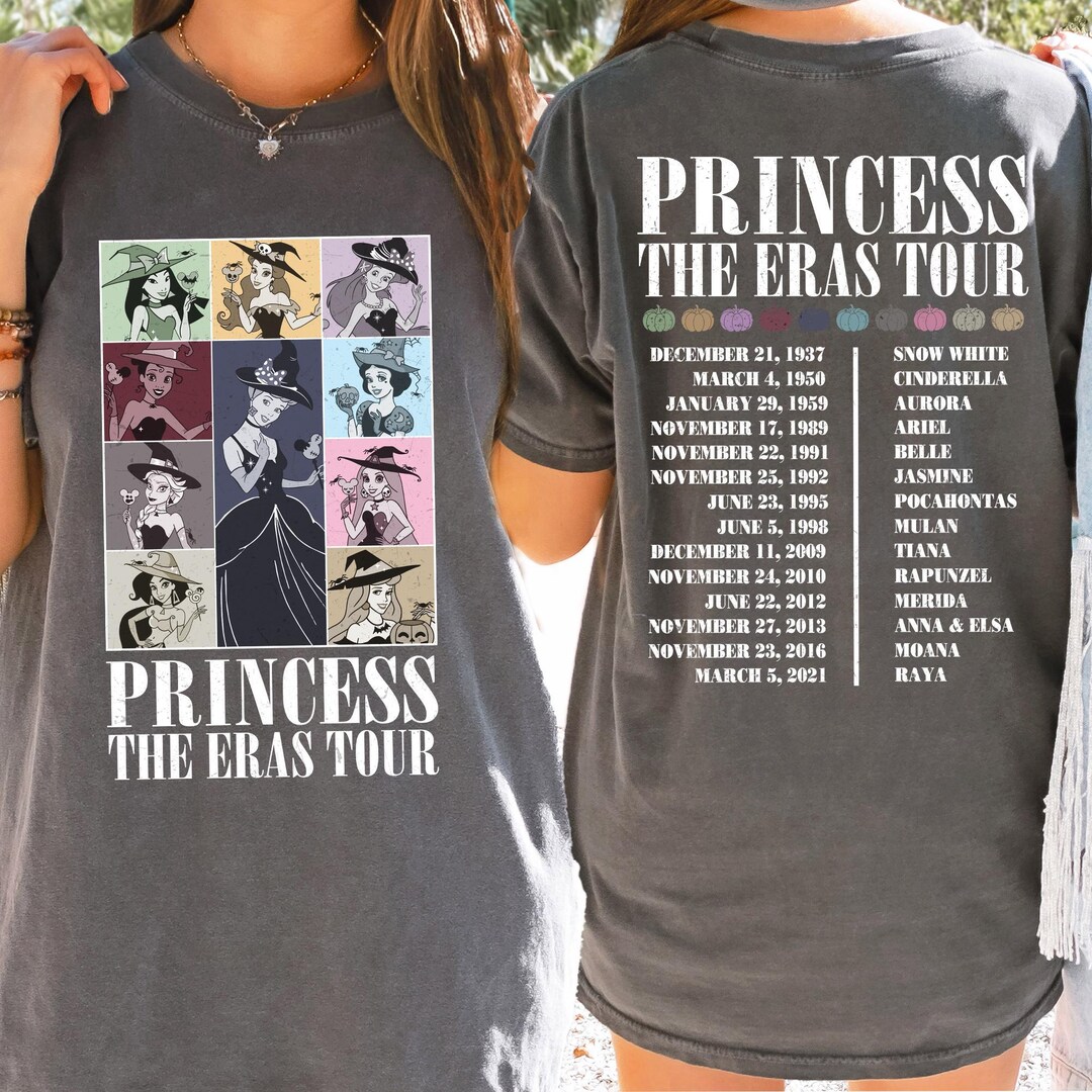 Princess the Eras Tour Shirt, Princess Tour Shirt, Retro Disney Shirt ...
