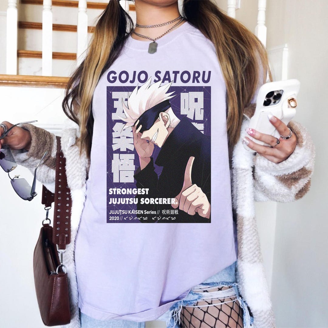 Vintage Satoru Gojo Shirt, Sweatshirt, Hoodie, Gojo Satoru Shirt, JJK ...