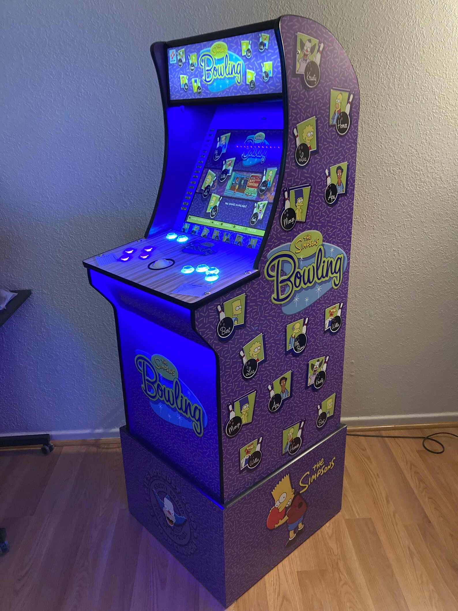 Side Panel Simpson Art Custom Mix Match Your Arcade1up Cabinet - Etsy