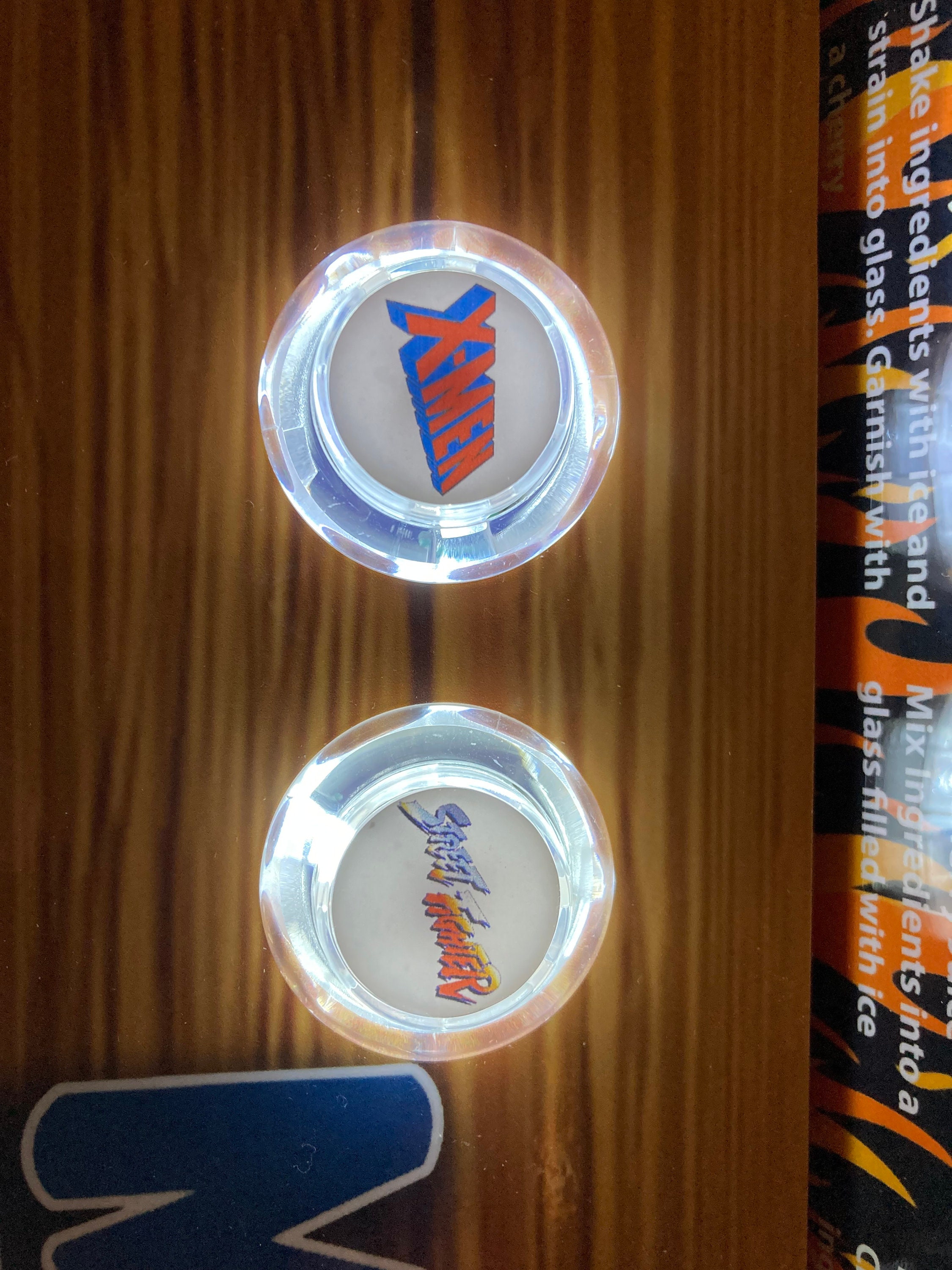 Arcade Button Inserts Stickers X-men Vs Street Fighter | Etsy