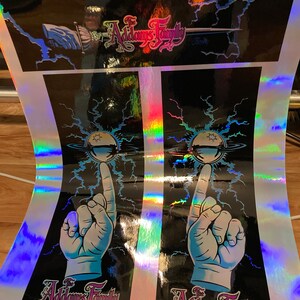 Arcade1up Arcade 1up Pinball Decal Wrap Sticker 8 Piece Set Terminator ...