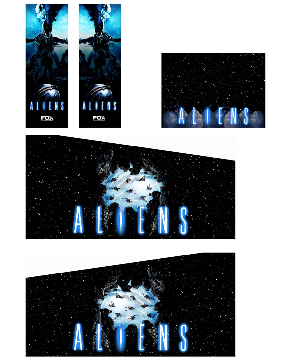 Arcade1up Arcade 1up Pinball Decal Wrap Sticker 7 Piece Set - Etsy