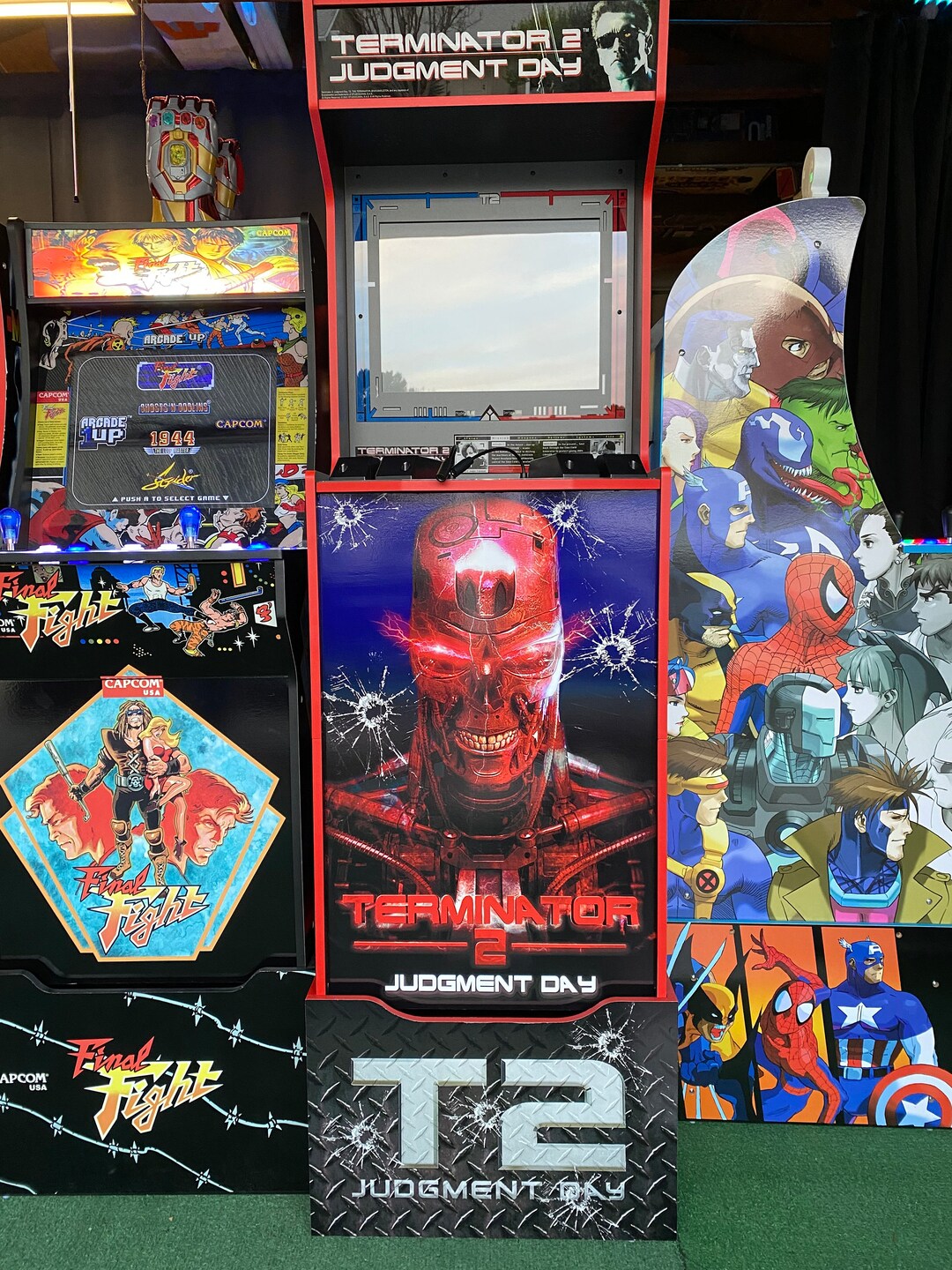 T2 Terminator Judgment Day Front Decal Sticker for the Arcade1up Arcade ...