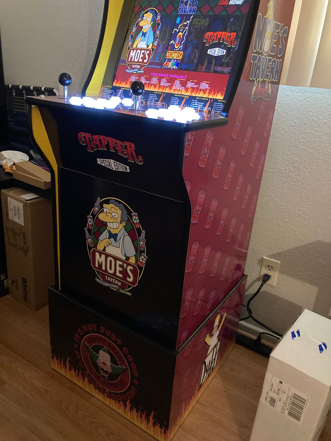 Side Panel Simpson Art Custom Mix Match Your Arcade1up Cabinet - Etsy