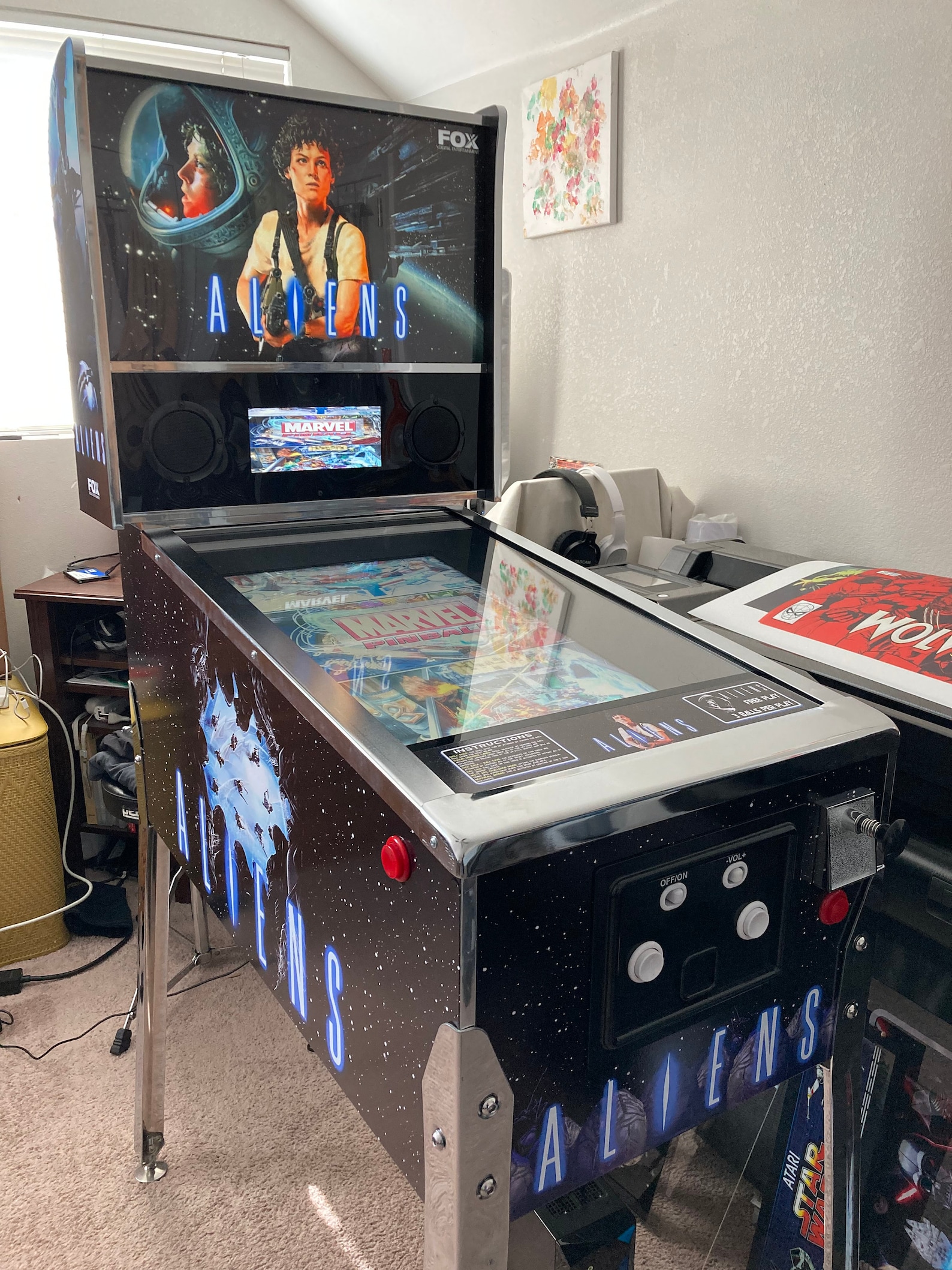 Arcade1up Arcade 1up Pinball Decal Wrap Sticker 7 Piece Set - Etsy