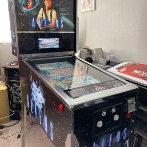 Arcade1up Arcade 1up Pinball Decal Wrap Skin Sticker 8 Piece Set Aliens ...