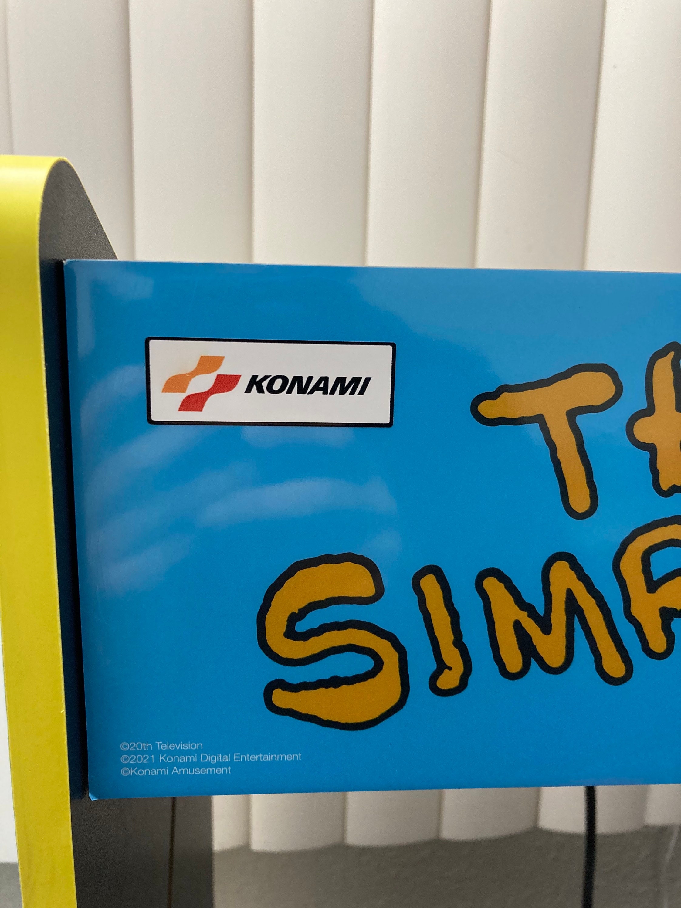 The Simpsons Arcade1up Konami Stickers Arcade 1up Set of 4 for - Etsy
