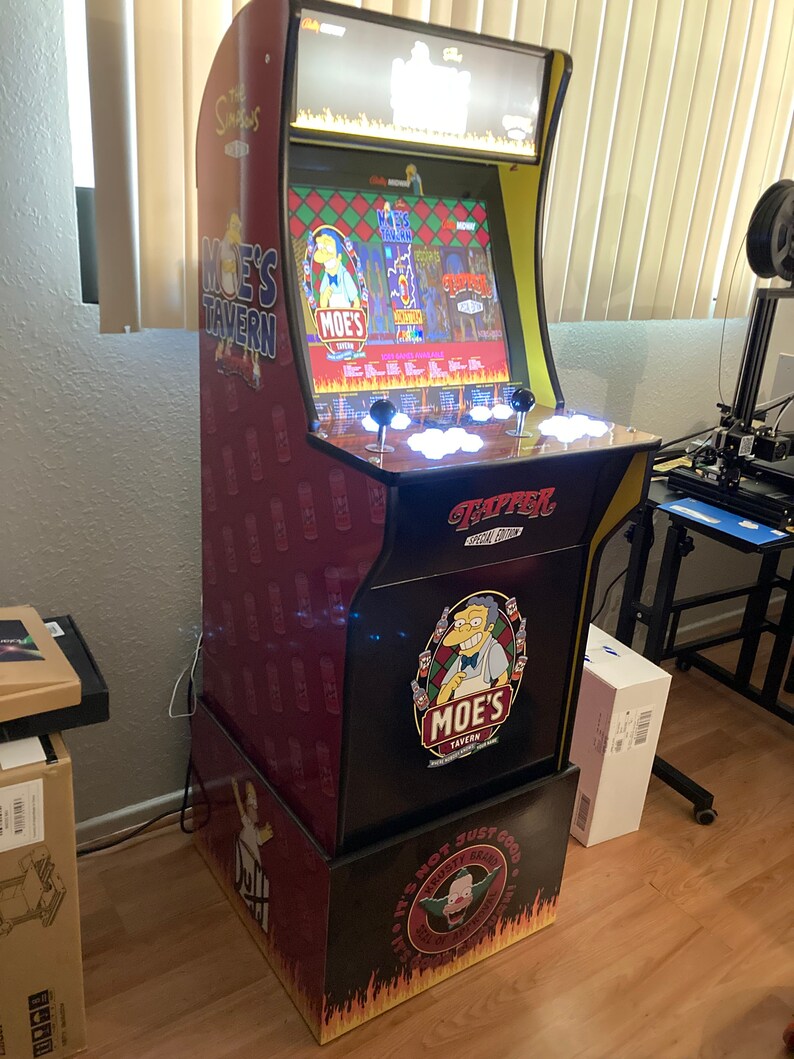 Arcade1up Arcade 1up Graphic Decal the Simpsons Mr. Sparkle | Etsy