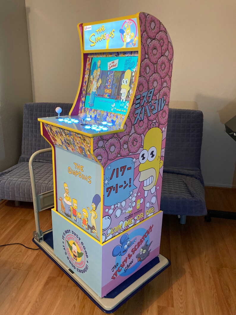 Arcade1up Arcade 1up Graphic Decal the Simpsons Mr. Sparkle - Etsy