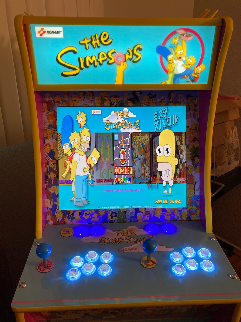 Arcade1up Arcade 1up Graphic Decal the Simpsons Mr. Sparkle | Etsy