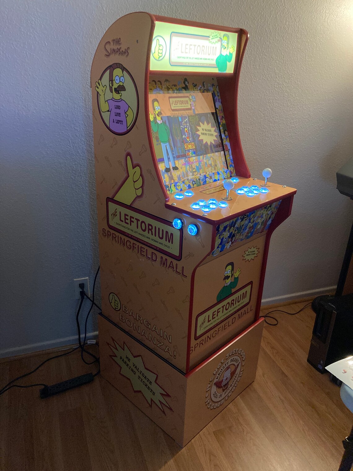 Arcade1up Arcade 1up Graphic Decal the Simpsons Mr. Sparkle - Etsy