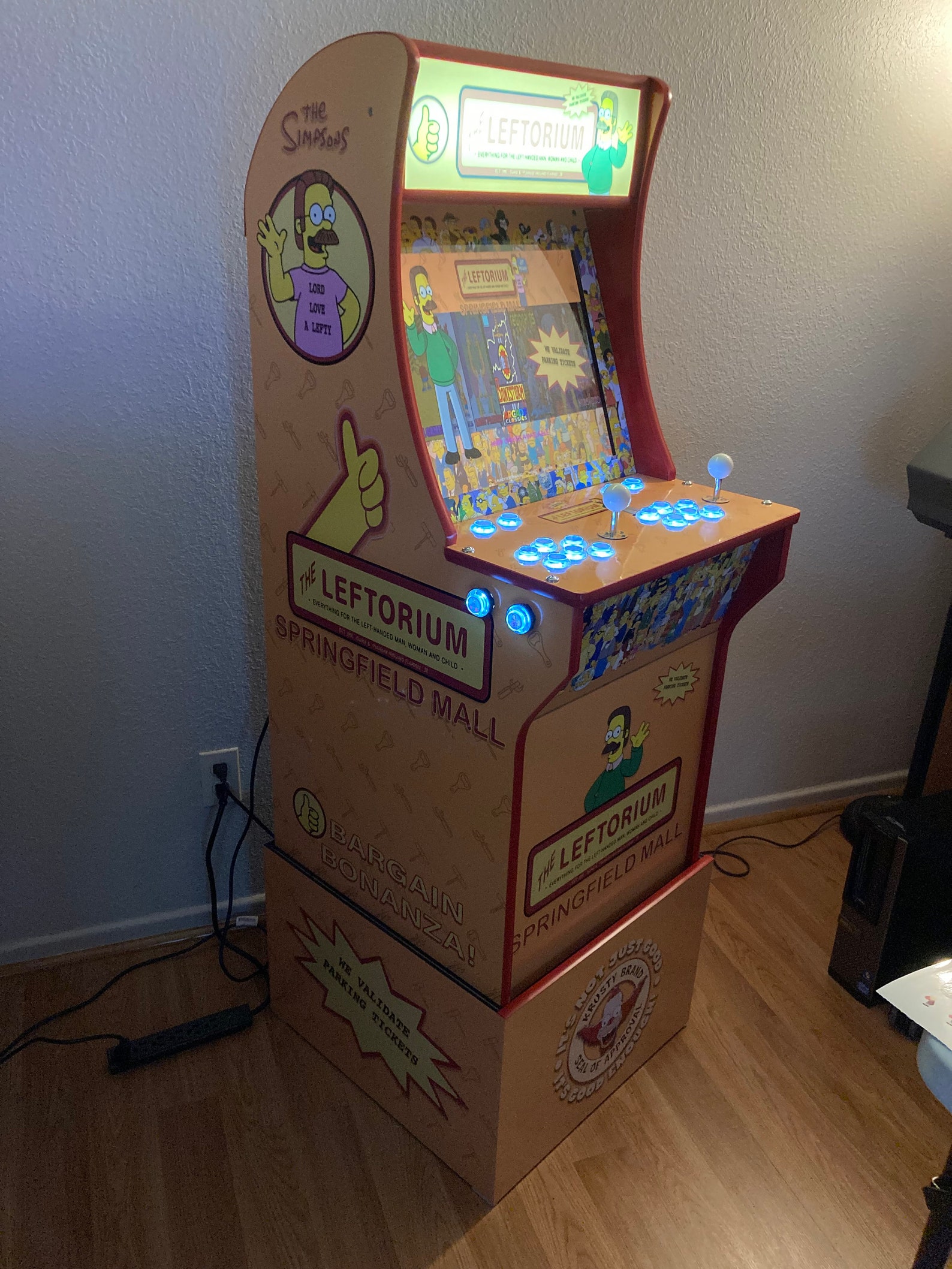 Arcade1up Arcade 1up Graphic Decal the Simpsons Mr. Sparkle - Etsy