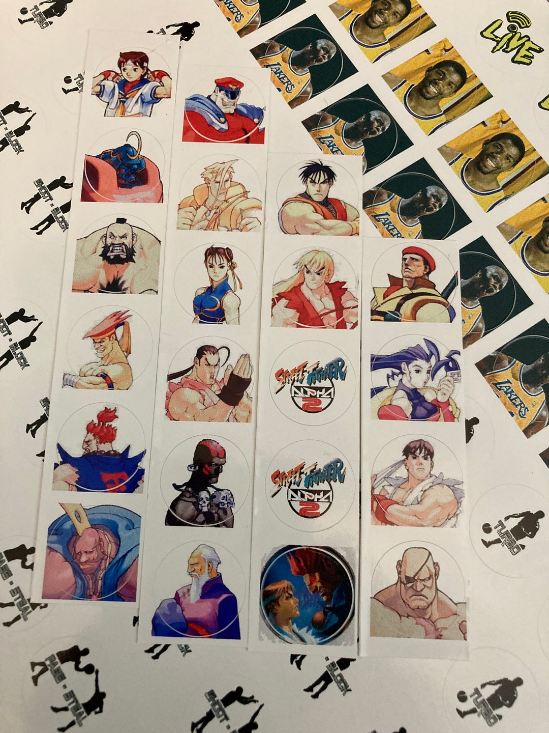 Street Fighter Alpha 2 Arcade Button Inserts Arcade1up Mod Iircade ...