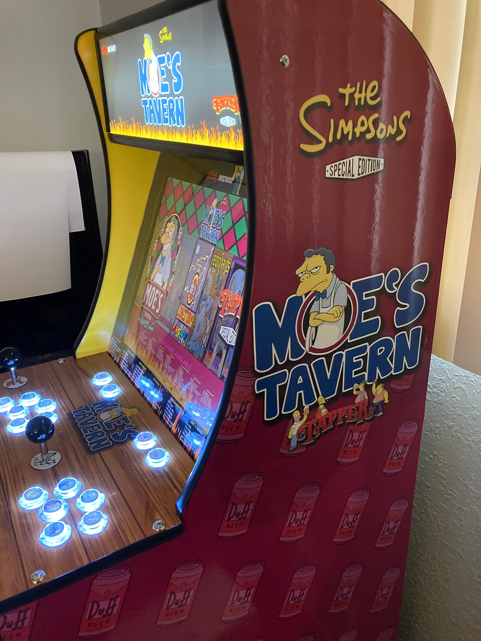 Side Panel Simpson Art Custom Mix Match Your Arcade1up Cabinet - Etsy