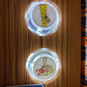 Arcade Button Inserts Stickers Rampage Arcade1up 1up - Etsy