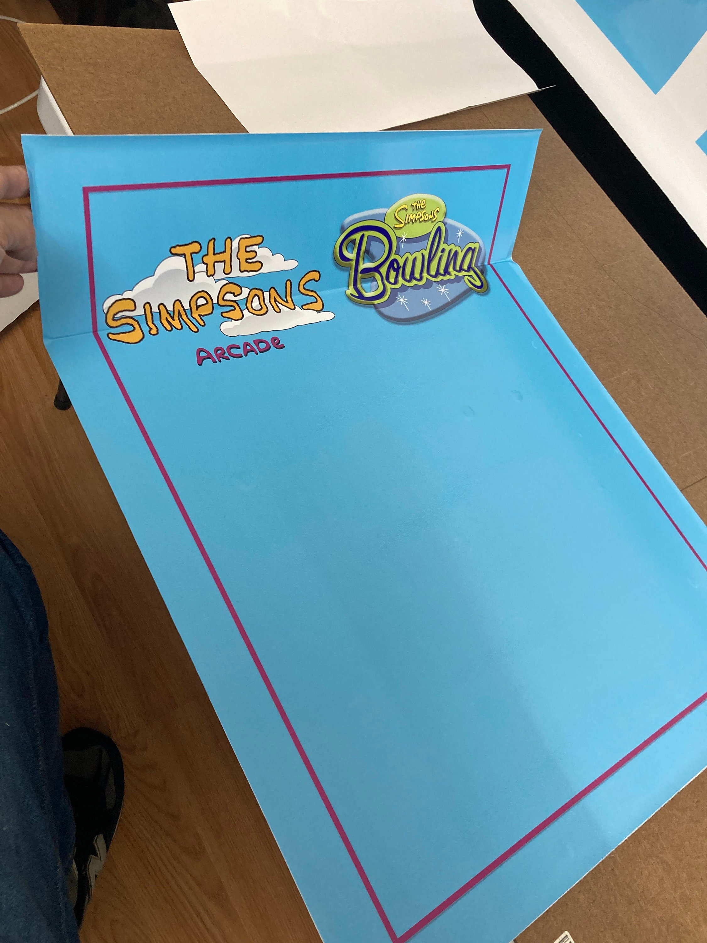 The Simpsons Arcade1up Arcade 1up 5 Piece Front Decal Sticker - Etsy