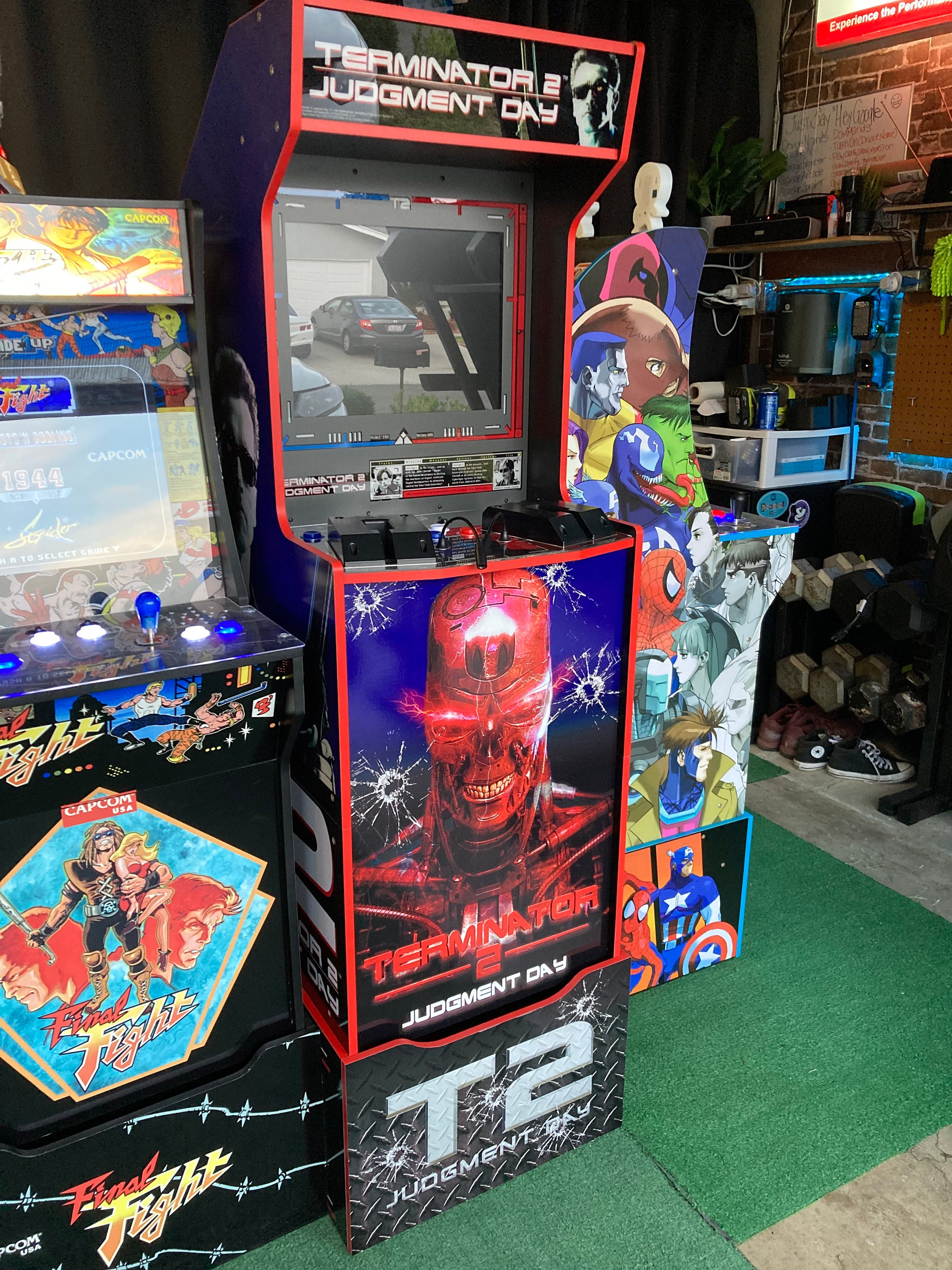 T2 Terminator Judgment Day Front Decal Sticker for the Arcade1up Arcade ...