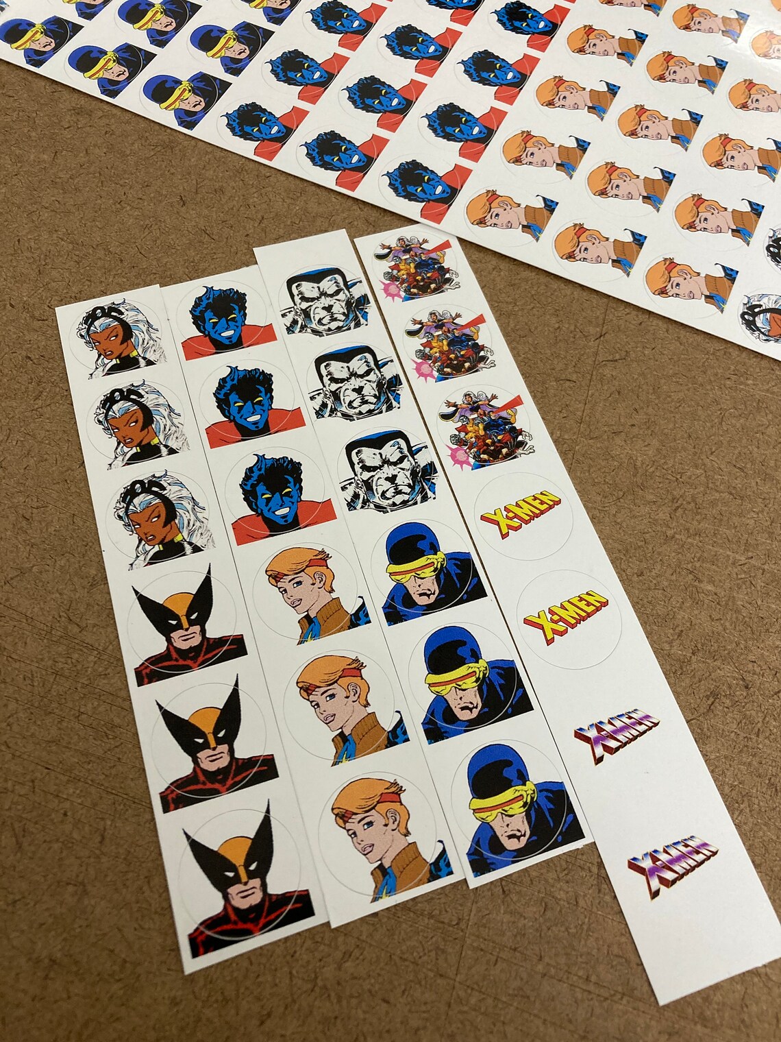 X-men Xmen Arcade Button Sticker Decal Inserts Arcade1up 1up - Etsy