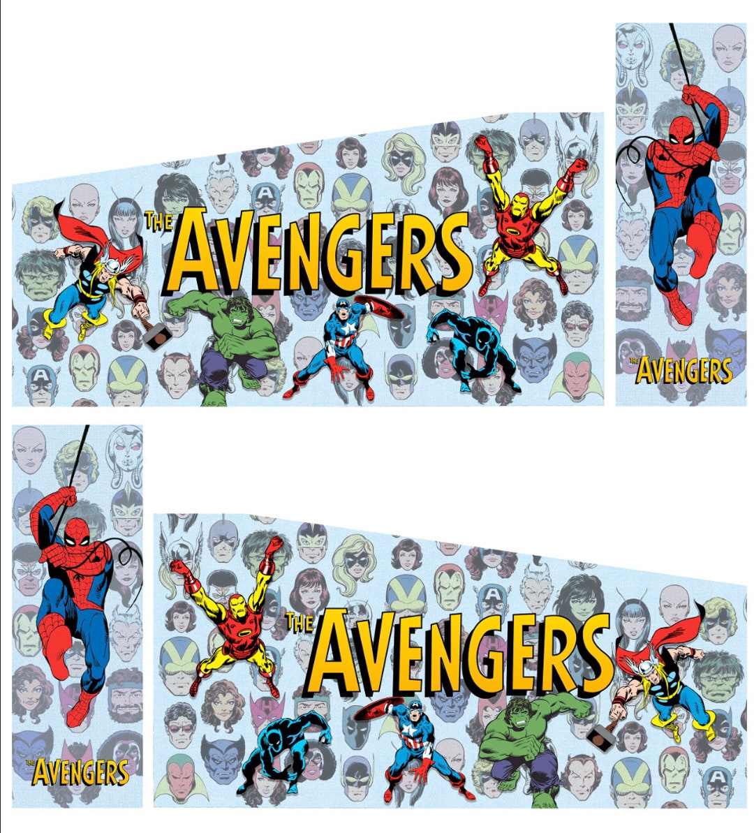 Arcade1up Arcade 1up Pinball Decal Wrap Sticker 8 Piece Set the ...