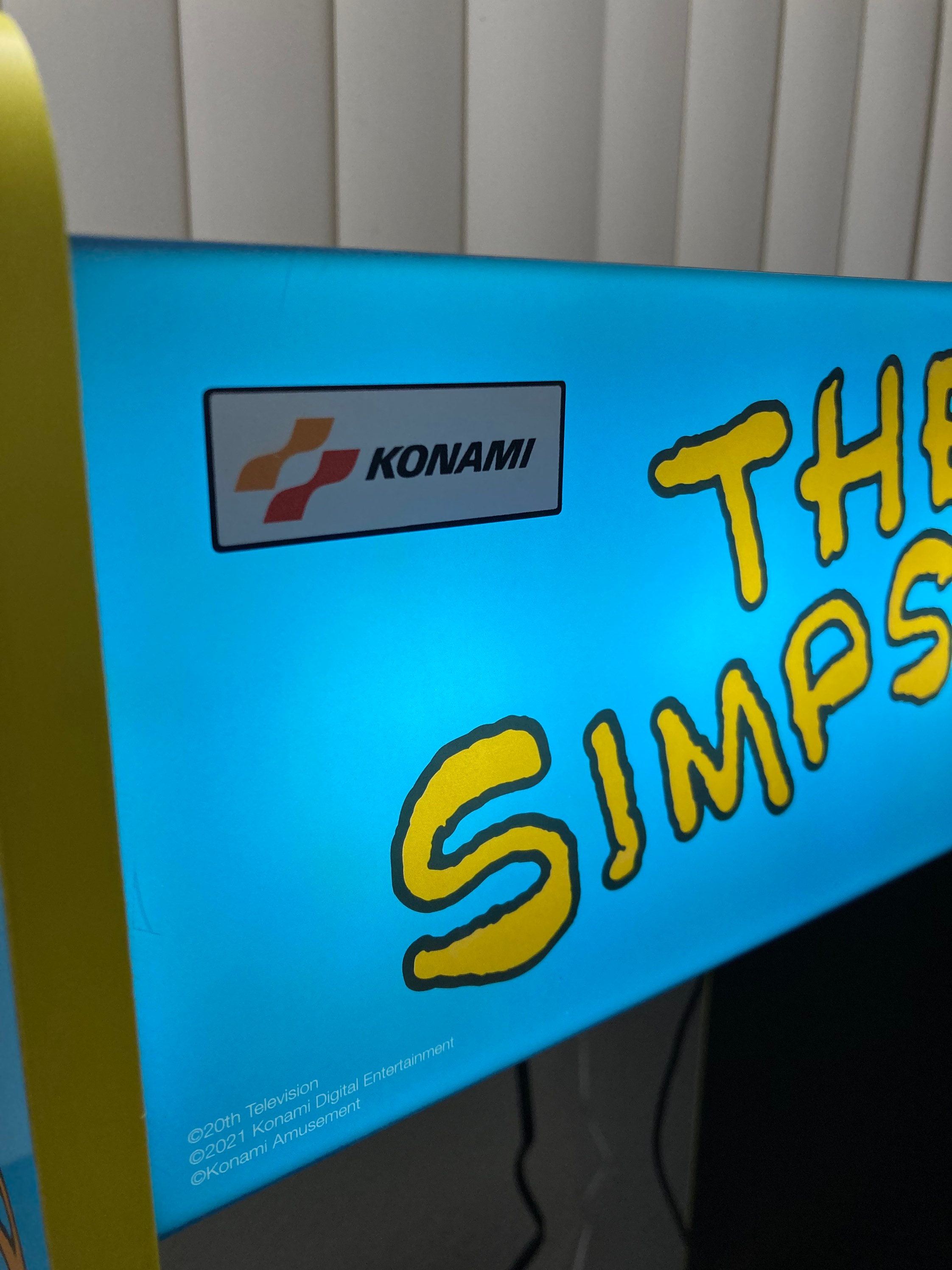 The Simpsons Arcade1up Konami Stickers Arcade 1up Set of 4 for - Etsy