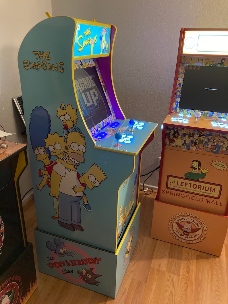 Arcade1up Arcade 1up Graphic Decal the Simpsons Mr. Sparkle | Etsy