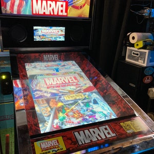 Arcade1up Arcade 1up Pinball Star Wars, Marvel, Attack From Mars, Bezel ...